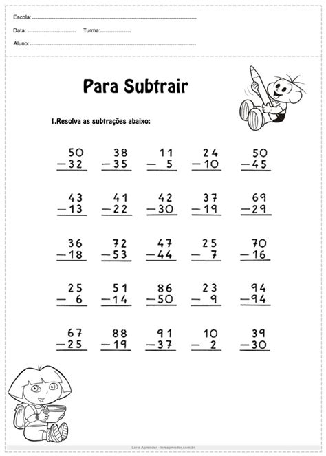 Atividades De Adicao E Subtracao 2 Ano Porn Sex Picture