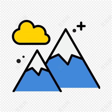小山简笔画有颜色 简笔画图片大全 蒲城教育文学网