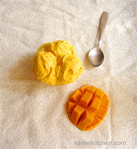 Mango Frozen Yogurt 3 Ingredient Summer Recipe