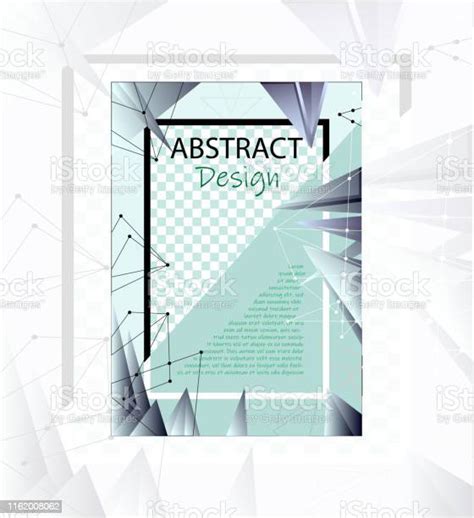 디자인 일러스트레이션 현대 배경 벡터 포스터 사이트 용지 버스신 정보 프레임 클리어 결정 사각형 텍스트에 대 한 장소 0명에 대한 스톡 벡터 아트 및 기타 이미지 Istock