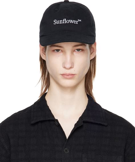 Black Dad Twill Cap By Sunflower On Sale