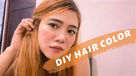 DIY HAIR COLOR I NO BLEACH YouTube