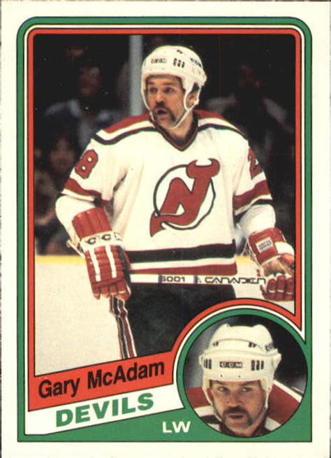 1984 85 O Pee Chee 117 Gary Mcadam Nm The Collectors Friend