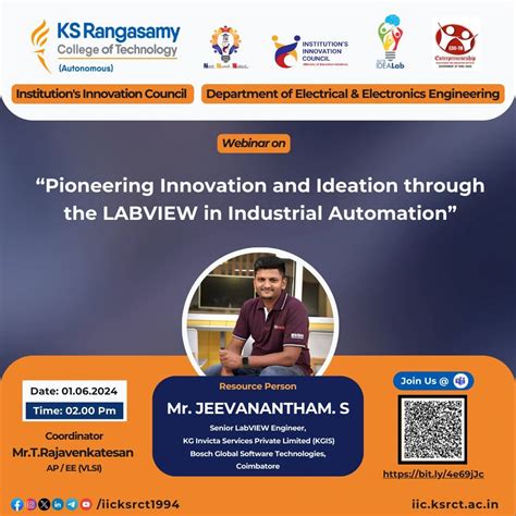 iic ksrct on linkedin webinar industrialautomation innovation labview engineeringexcellence