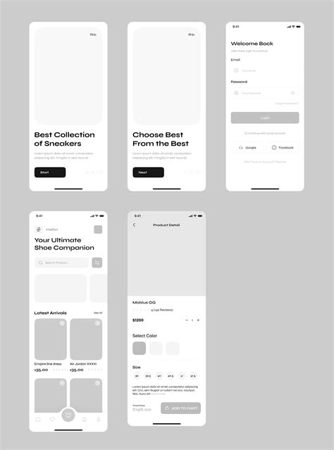 Shoe E Commerce App Design Behance