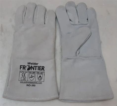Unisex Frontier Welder Plus Leather Welding Gloves 15 Inch Finger
