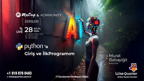 Pythona Giriş Ve İlk Programım Kommunity