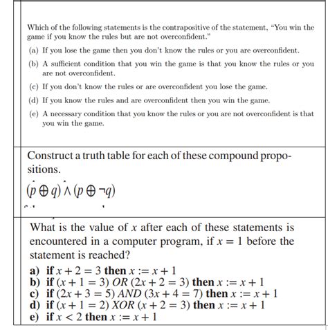 Solved Attempt All Questions Assume That X Y And Z Are Real Chegg Com