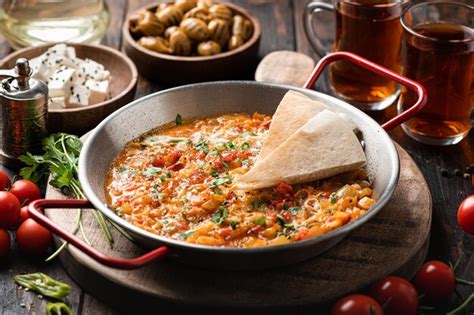 Premium Photo Menemen Turkish Traditional Dish