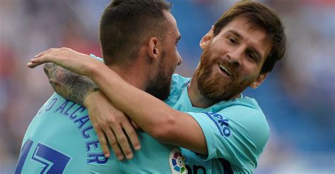 La Liga Messi Double Gives Barca Win At Alaves La Liga Messi Double Barcelona Win
