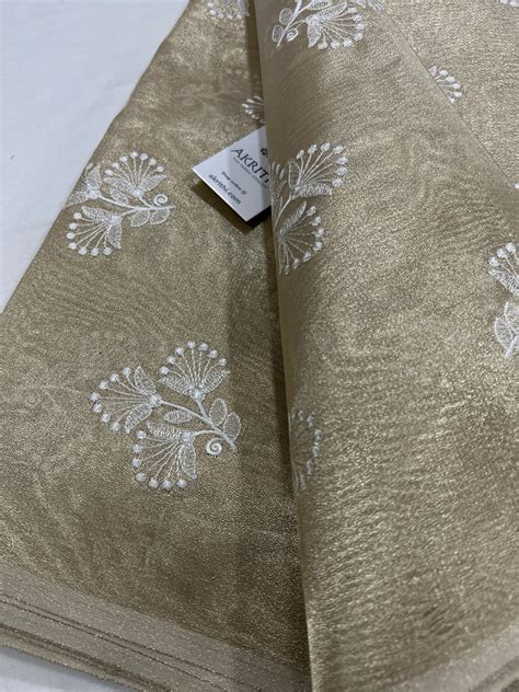 Buy Embroidery Fabric Embroidered Designer Fabrics Online Akrithi