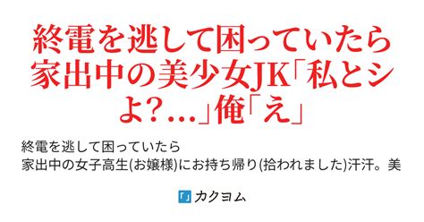 終電を逃して困っていたら 家出中の女子高生 お嬢様 にお持ち帰り 拾われました 汗汗。美少女jk「私とシよ？ 」→どうやら俺の身体が狙われ