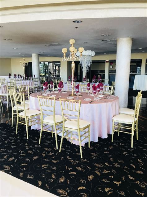 Burgundy With Gold Rose Centerpieces Ideas Rose Centerpieces Table