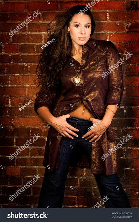 Sexy Long Brown Hair Fashion Model Stock Photo 51757039 Shutterstock