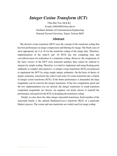pdf integer cosine transform dokumen tips