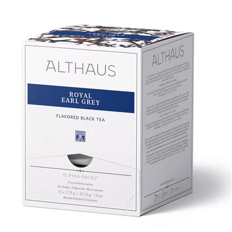 Althaus Royal Earl Grey Tea Bags 15box Miscela Doro Usa