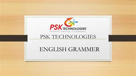 Psk Technologies 1 1pptx