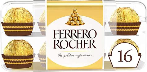 Ferrero Rocher 16 Count Premium Gourmet Assorted Hazelnut
