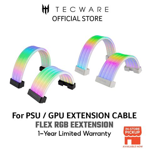 TECWARE FLEX RGB EXTENSION CABLE FOR PSU AND GPU Shopee Malaysia