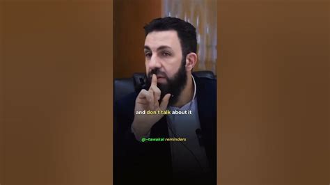 Advice From Belal Assad Youtube