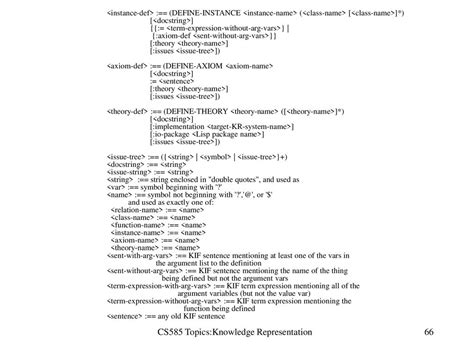 Cs585 Topics Knowledge Representation Ray Schneider Ppt Download