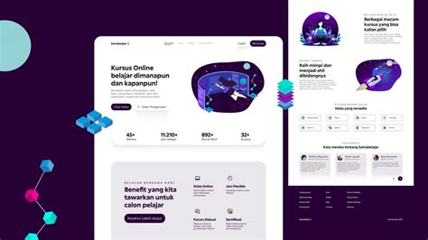 UI UX Design Mobile App Responsive Website Landing Page Design System Clean UI