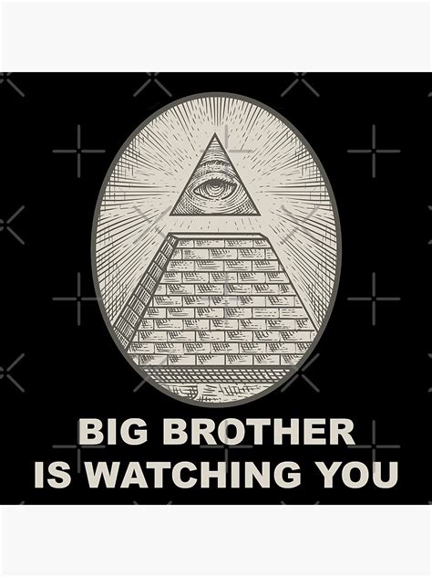 Big Brother Is Watching You V4 Poster For Sale By Clubtee Redbubble