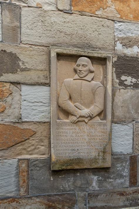 Shakespeare Plaque At Kronborg Castle Hamlet Castle Helsingor