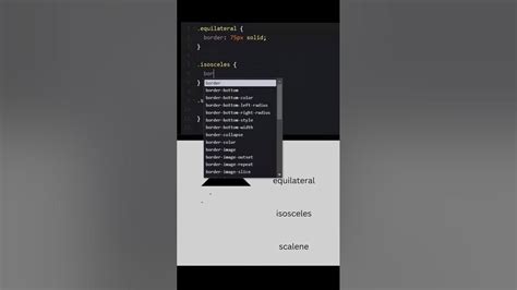 Create Different Types Of Triangles Using Css Youtube