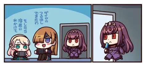 『ますますマンガで分かる！ Fgo』393話。ゲームのマルチプレイを楽しんでいたオフェリア。そこにスカサハが様子を見に来て… ゲーム情報・速報