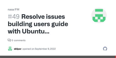Resolve Issues Building Users Guide With Ubuntu Doxygen Issue Nasa FM GitHub