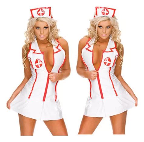Conjunto De Seducción De Lencería Sexy Uniforme De Enfermer Cuotas sin interés