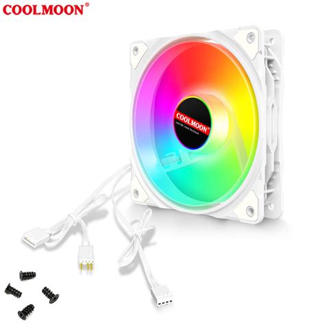 Quạt tản nhiệt Fan Led ARGB Coolmoon Led ARGB Sync Main Pin V Bộ Hub Coolmoon P ARGB PWM