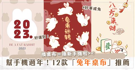 2023輕鬆換新機！12款「兔年手機桌布」推薦～油畫兔兔、發財兔、桃花兔一次get！ 女生集合 Tagsis