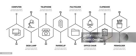 Office And Workspace Related Process Infographic Template Process Timeline Chart Workflow Layout