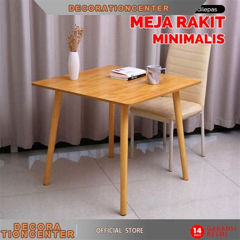 Jual Meja Kotak Minimalis Meja Kayu Aesthetic Meja Teras Portable Meja