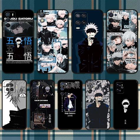 Realme 2 A5 3 5 5i 5s Q Pro Jujutsu Kaisen Gojo Phone Case Shopee