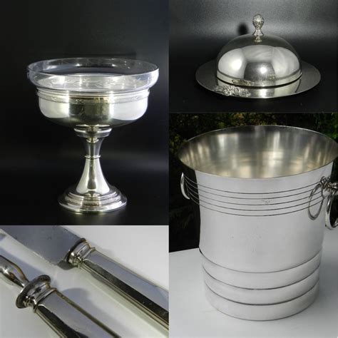 Lot Of Silver Plated Tableware Center Pièce Wine Catawiki
