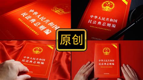 民法典总则编视频素材下载