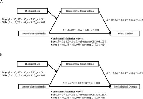 Gender Nonconformity Homophobic Peer Victimization And Mental Health How Same Sex Attraction