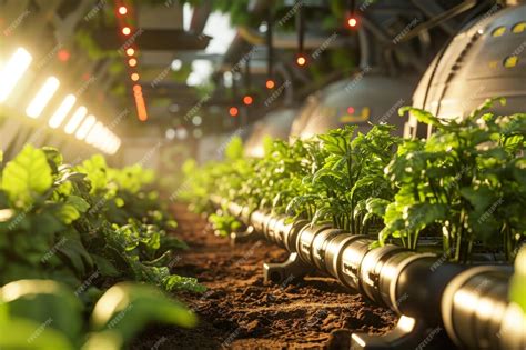 Premium Photo A Fullyautomated Farming System Ai Generated