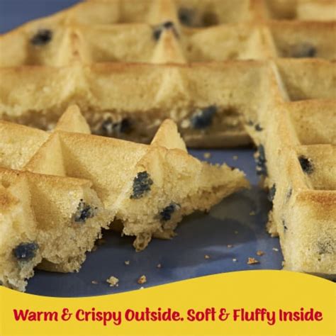 Kellogg S Eggo Thick And Fluffy Blueberry Frozen Waffles 6 Ct 1 93