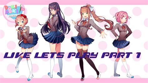 Doki Doki Literature Club Lets Play Part 1 Youtube