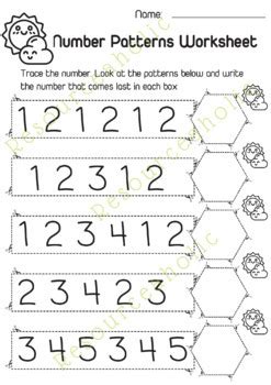 Number Patterns Activities Fill In The Missing Number Skip Counting Patterns