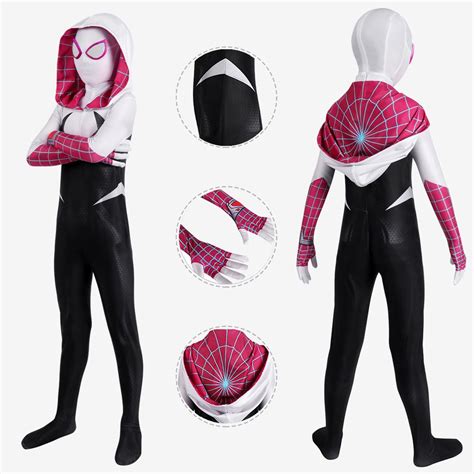 Spider Man Across The Spider Verse Gwen Stacy Bodysuit Costume Cosplay