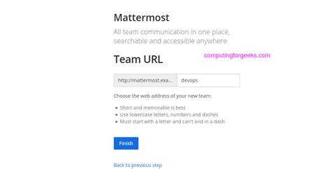 Install Mattermost Server On Centos 8rhel 8 Computingforgeeks
