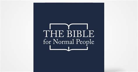 The Bible For Normal People Podcast The Banner