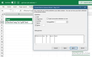 Split Text With Delimiter Excel Bootcamp