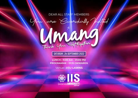 Thank You Get Together Investiture Ceremony UMANG 2022 IIS Deemed To Be University Jaipur