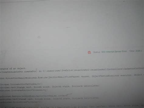 Erro no Postman NET e Identity implementando controle de usuário Solucionado